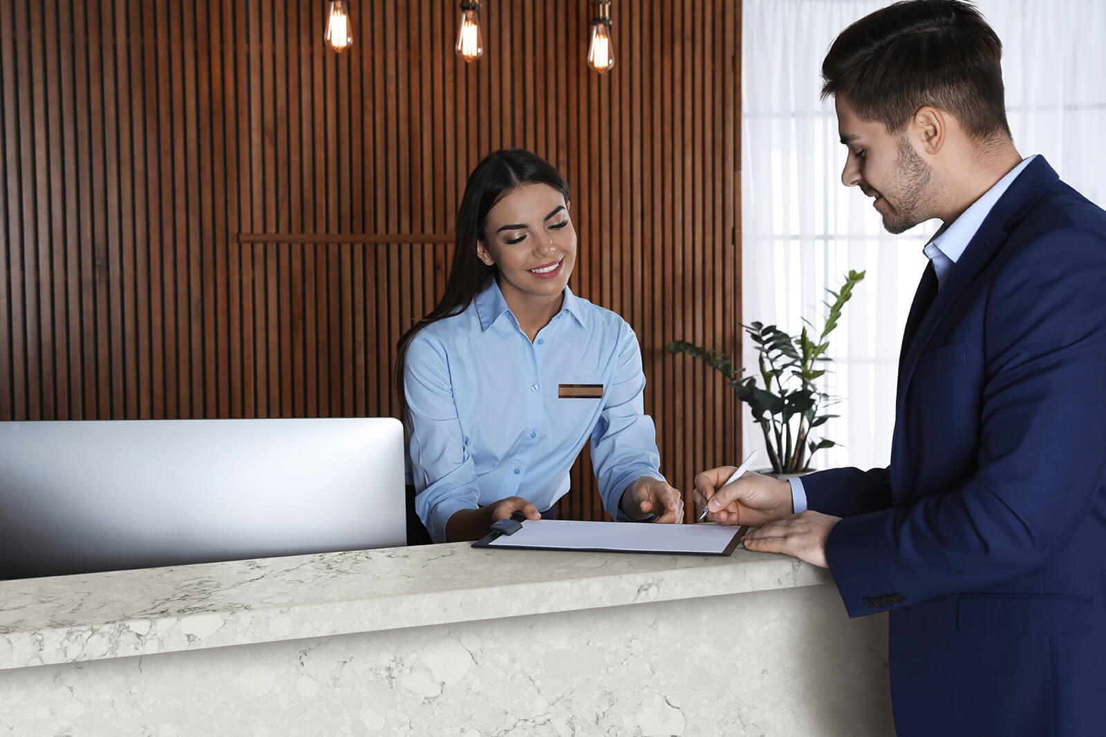 Corian Quartz for commercial projects