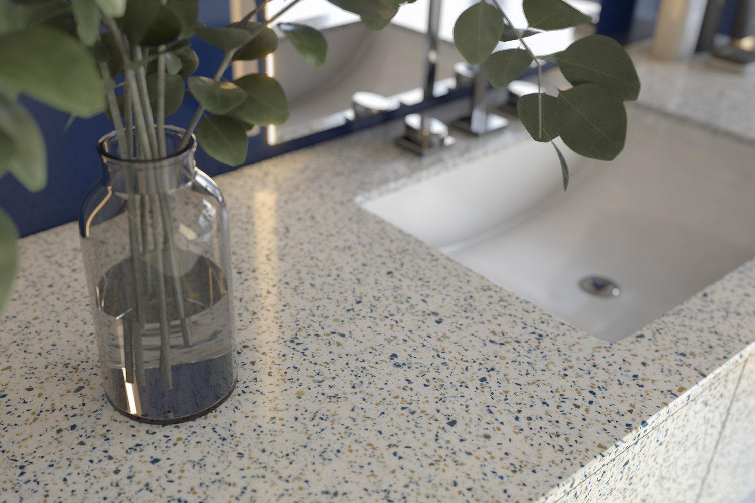 Laguna Terrazzo by Corian® Solid Surface - H. J. Oldenkamp